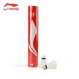 Li Ning D8 Badminton Shuttlecock 12 pcs Shuttle Cocks