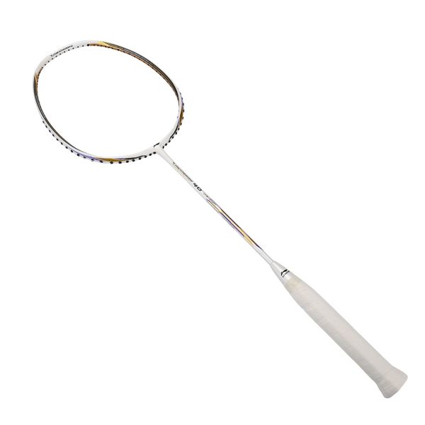 Li-Ning Turbo Charging 40 Speed Badminton Racket | White Gold